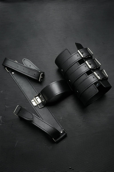 BDSM Reverse Restraint – Adjustable Leather Cuff Harness