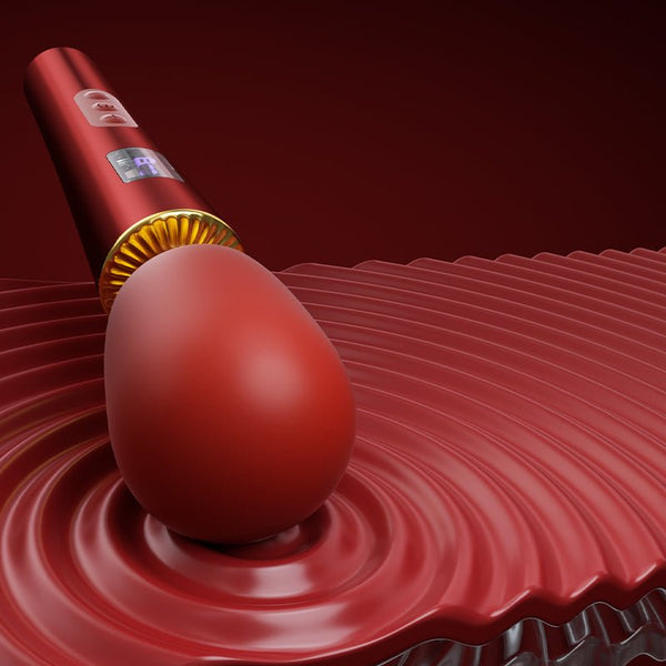 11-Speed AV Wand Vibrator with LED Display & Silicone Head